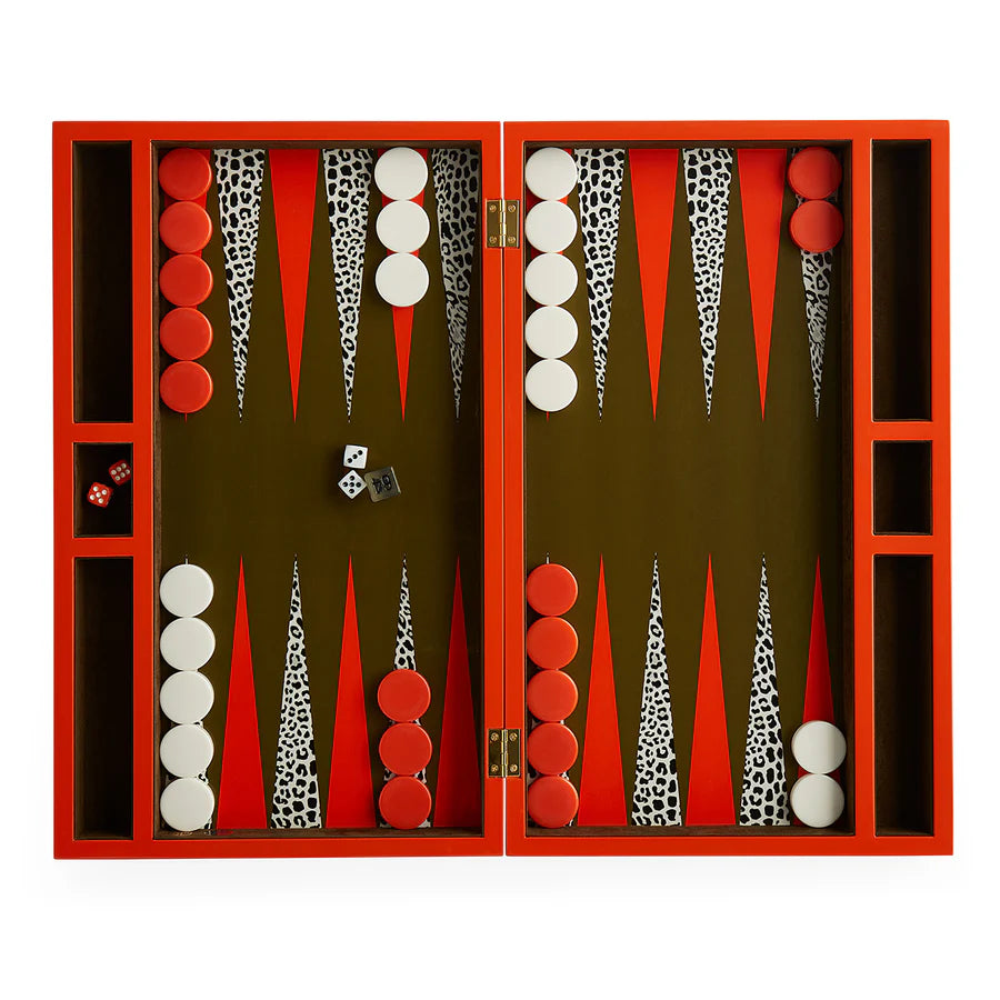 Leopard Backgammon Set – AROWONEN
