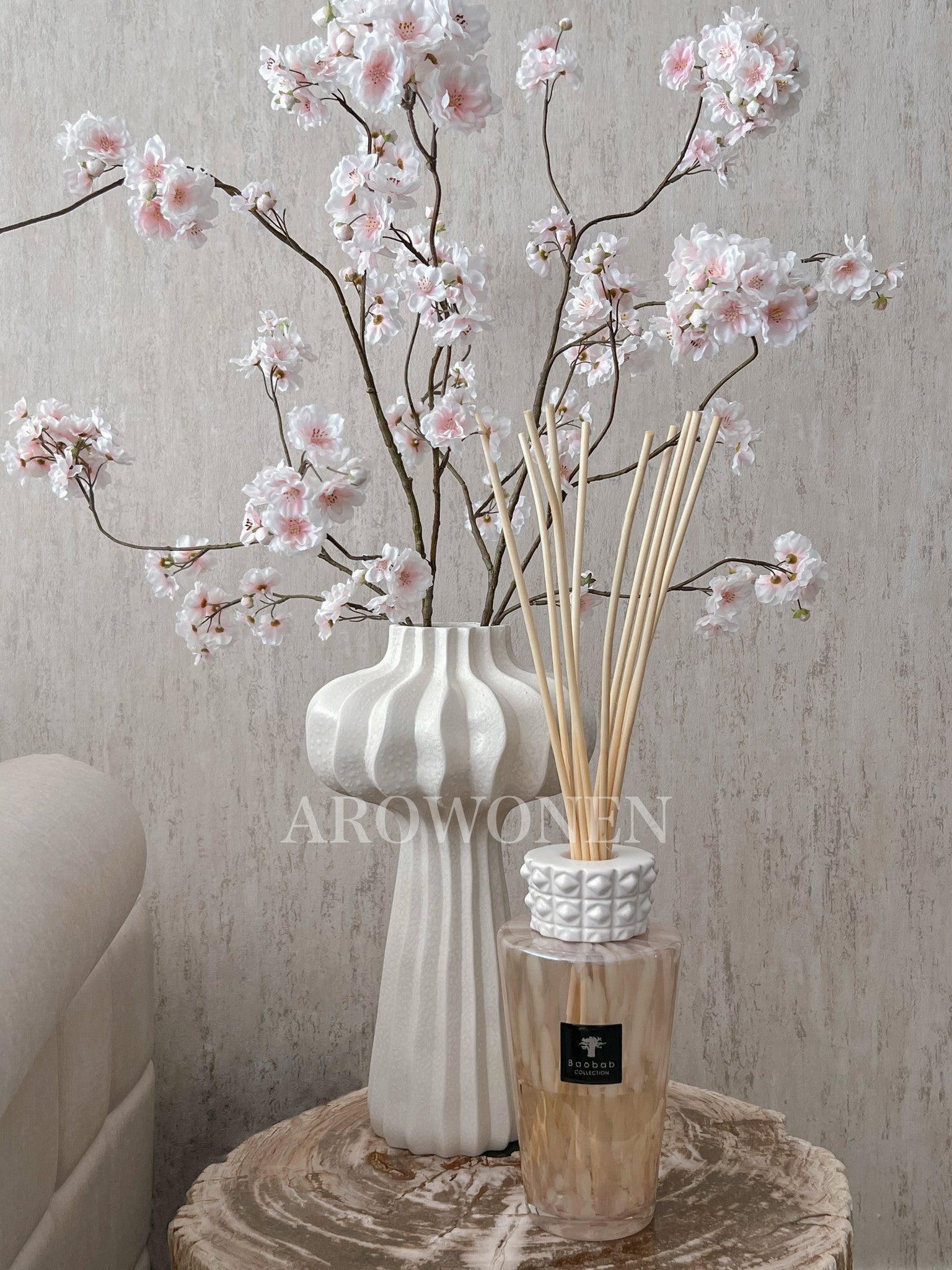 Vase Blanca Tall - Large - White 26x44CM – AROWONEN